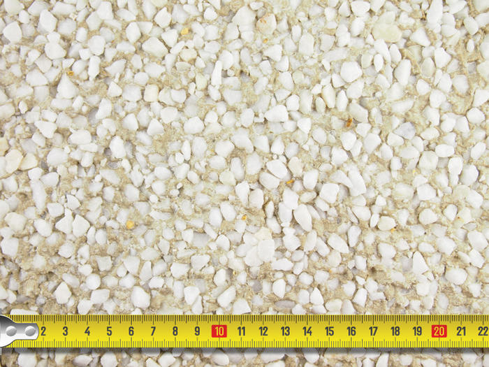 Polar White 3-8mm Pebbledash Stones