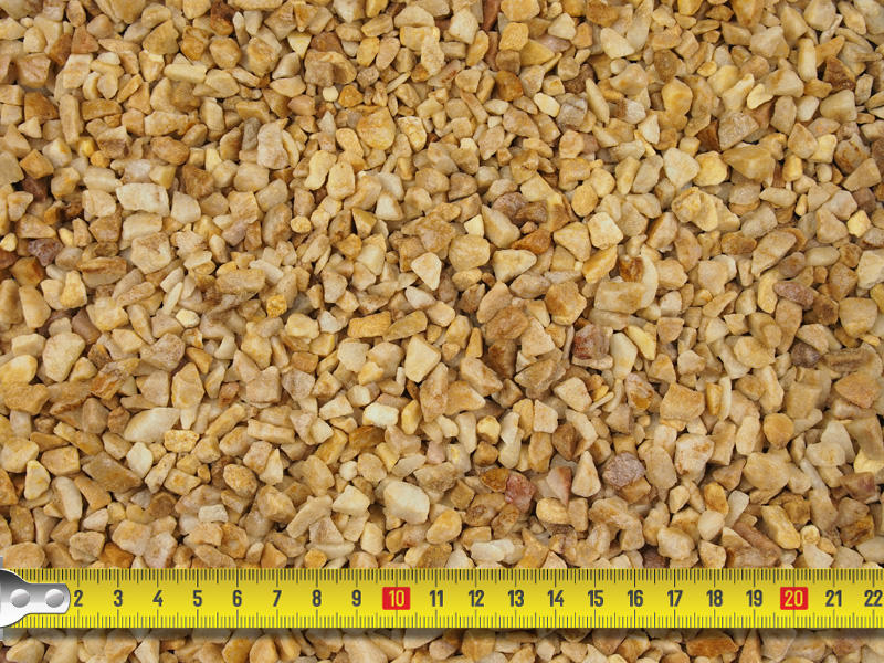 Buff Quartz 3-8mm Pebbledashing Stones